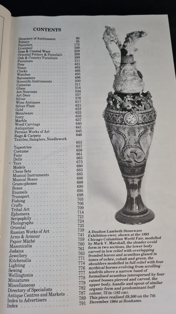 Martin & Judith Miller - Miller's Antiques Price Guide 1986, M J M Pub ...