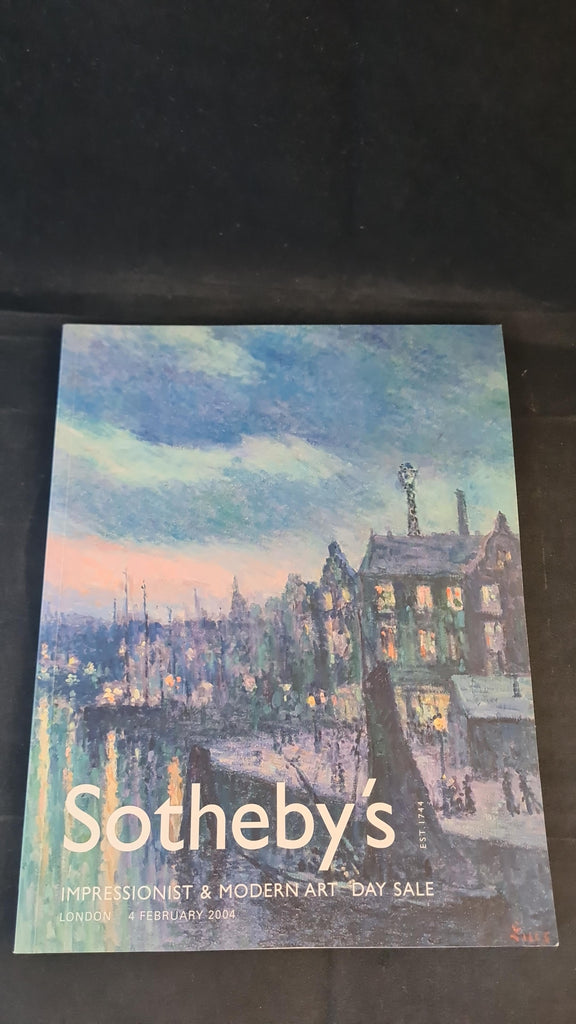 Sotheby's 4 February 2004, Impressionist & Modern Art, Surrealist Art ...