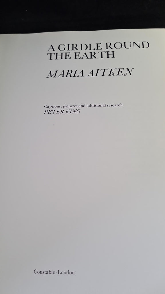 Maria Aitken - A Girdle Round The Earth, Constable, 1987 – Richard ...