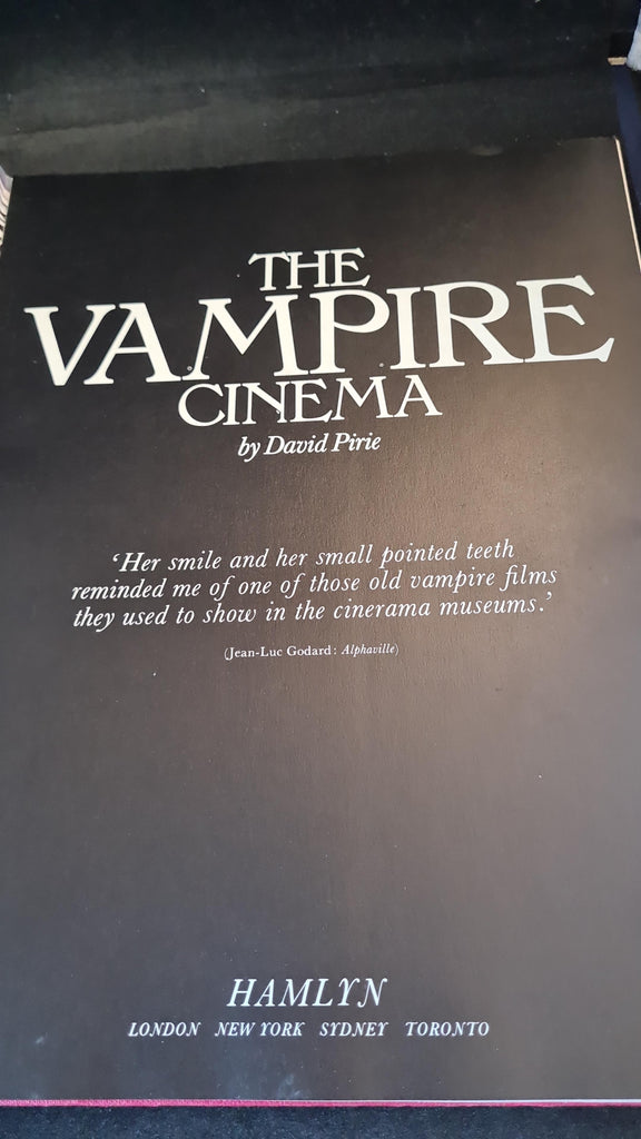 David Pirie - The Vampire Cinema, Hamlyn, 1977, First Edition – Richard ...