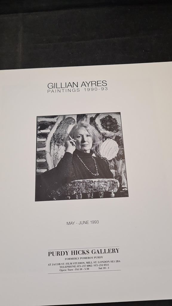 Gillian Ayres Paintings 1990-93, Purdy Hicks Gallery – Richard Dalby's ...