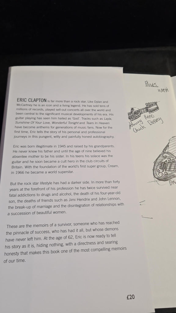 Eric Clapton - The Autobiography, Century, 2007 – Richard Dalby's Library