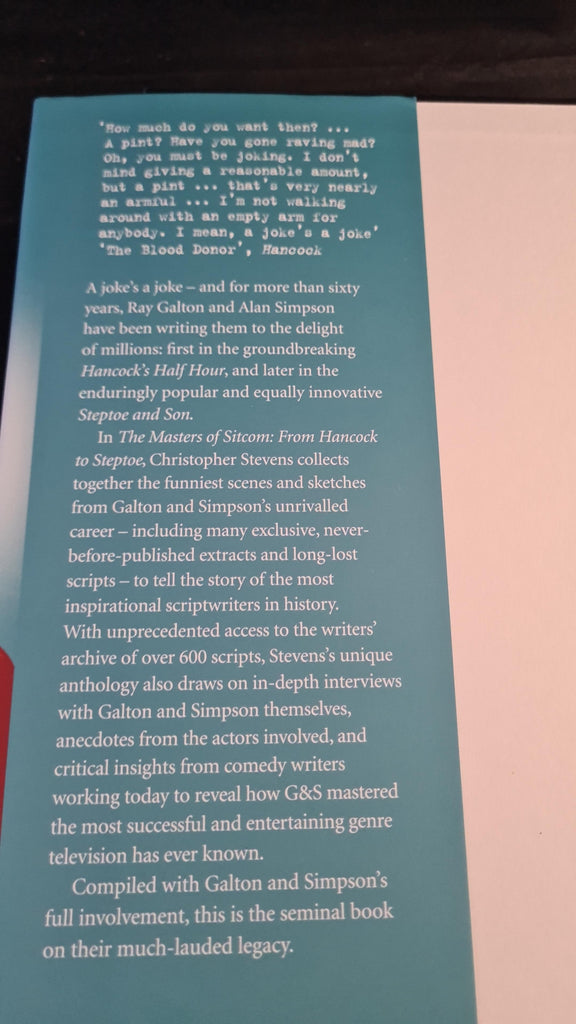 Ray Galton & Alan Simpson - The Masters of Sitcom, Michael O'Mara, 201 ...