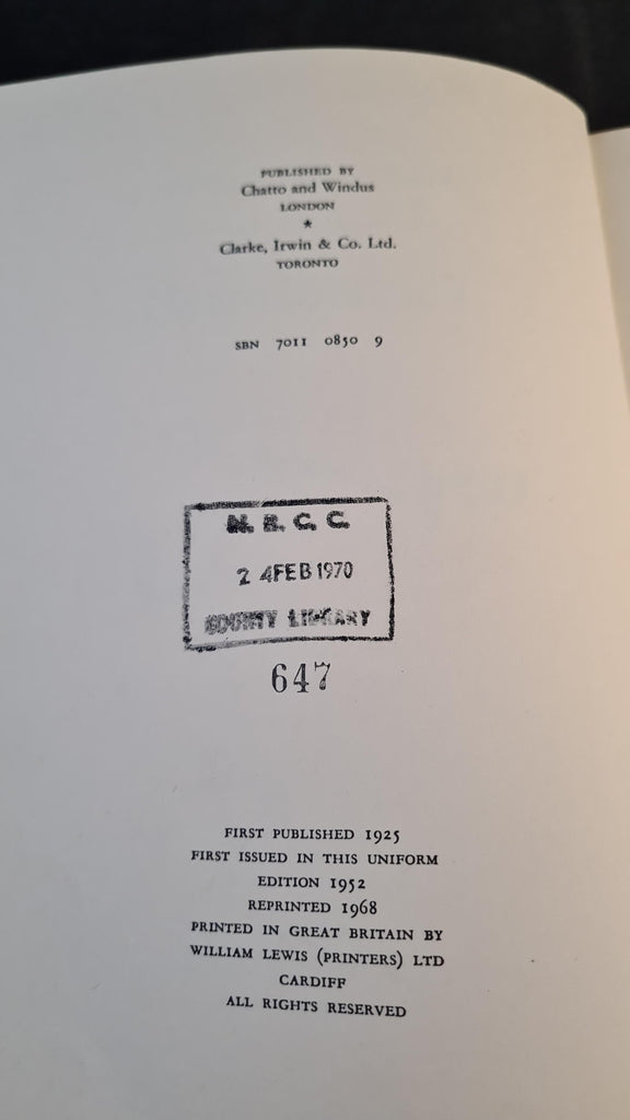 Margaret Irwin - These Mortals, Chatto & Windus, 1968 – Richard Dalby's ...