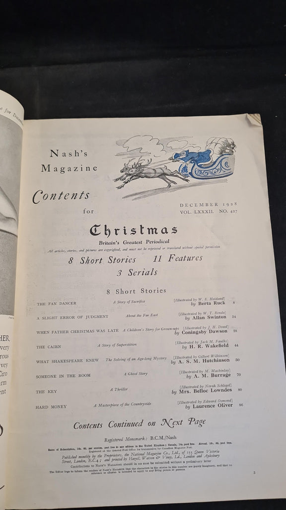 Nash's Christmas Number December 1928, W Heath Robinson – Richard Dalby ...