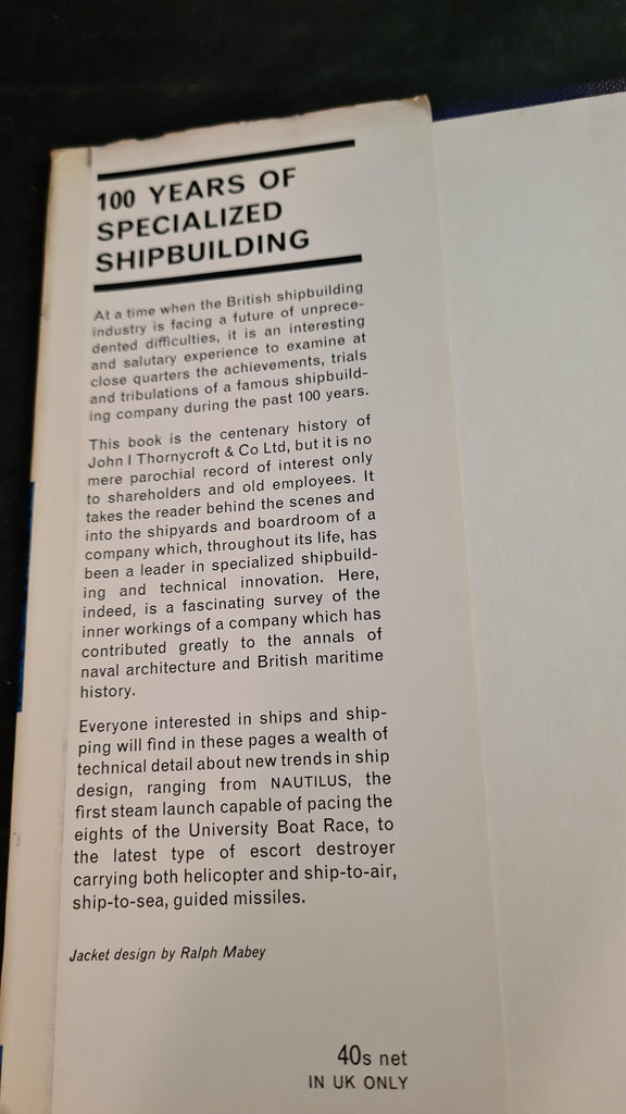 K C Barnaby - 100 Years of Specialized Shipbuilding & Engineering, Hut ...