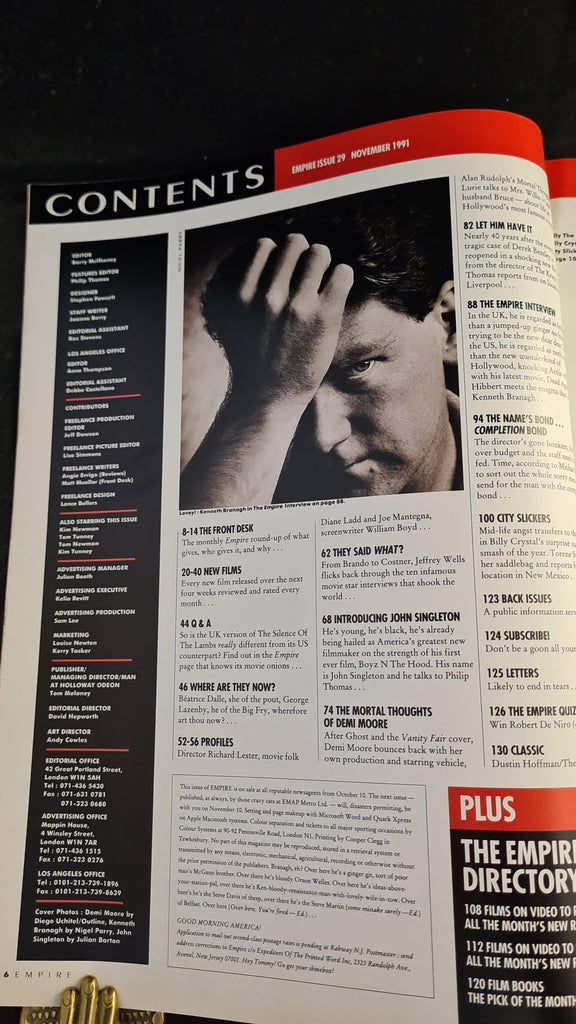Empire Magazine Issue 29 November 1991 – Richard Dalby's Library