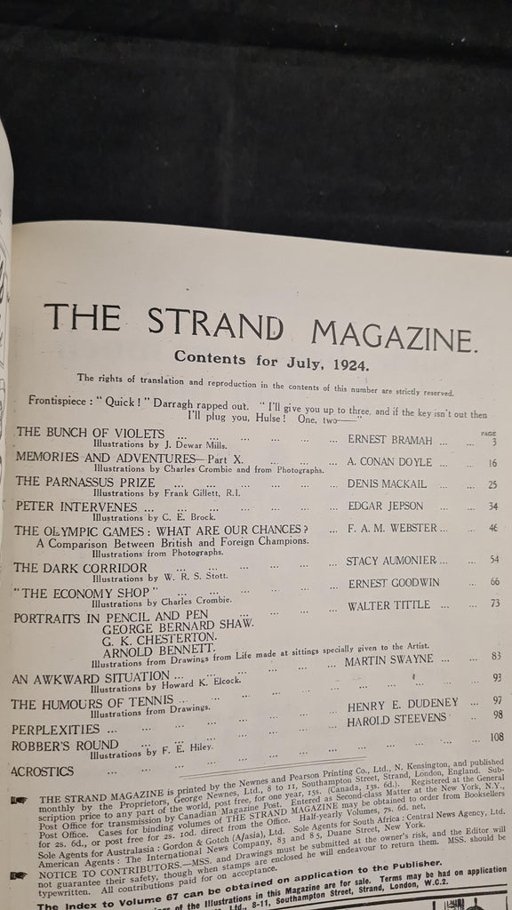 Strand Magazine July 1924 – Richard Dalby's Library
