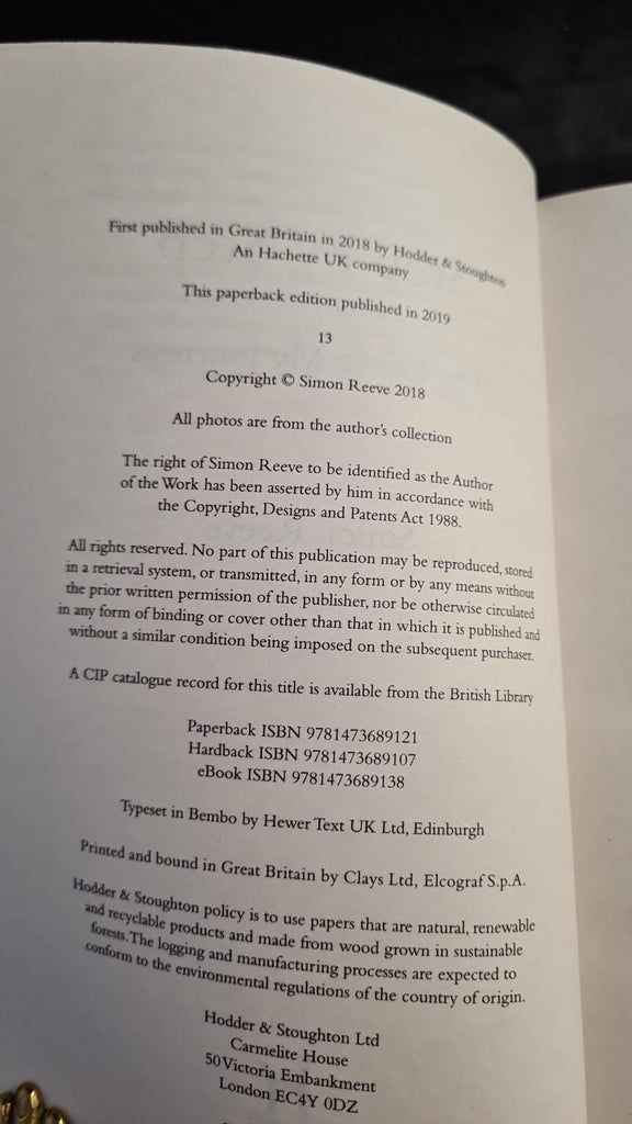 Simon Reeve - Step By Step, Hodder, 2019, Paperbacks – Richard Dalby's ...