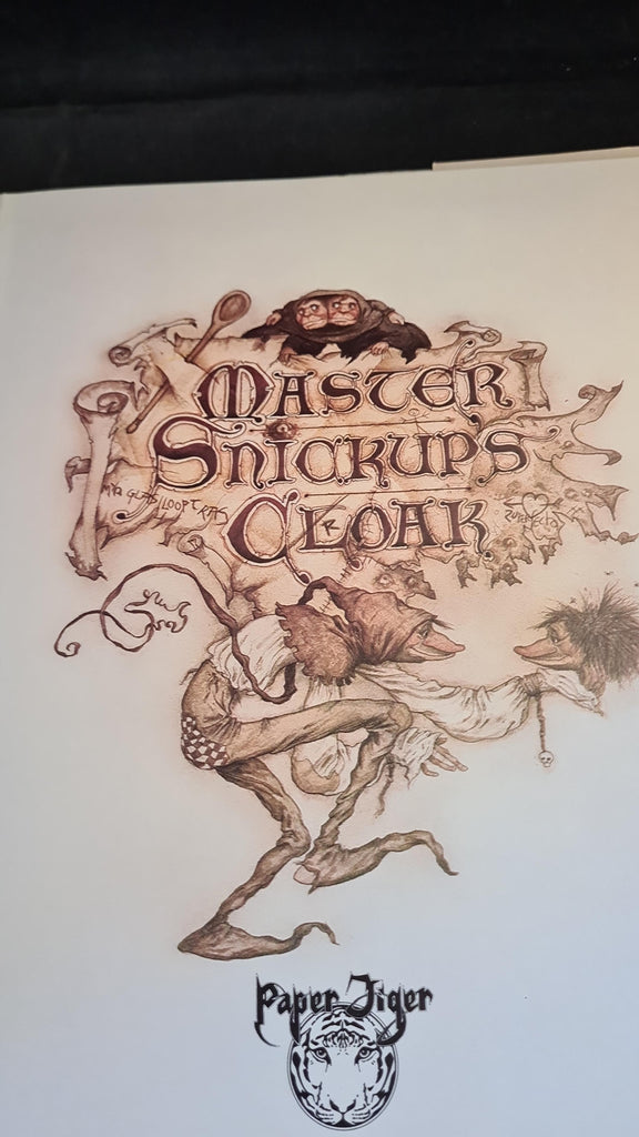 Alexander Theroux - Master Snickup's Cloak, Paper Tiger, 1979, First E ...