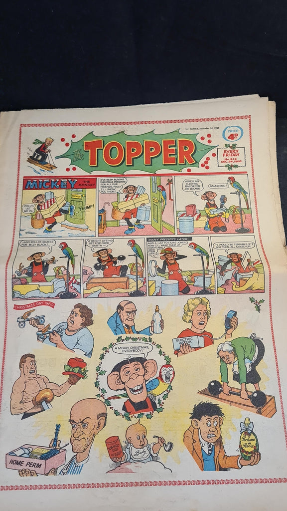 The Topper Comic, Number 412, 24 December 1960, D C Thomson – Richard ...