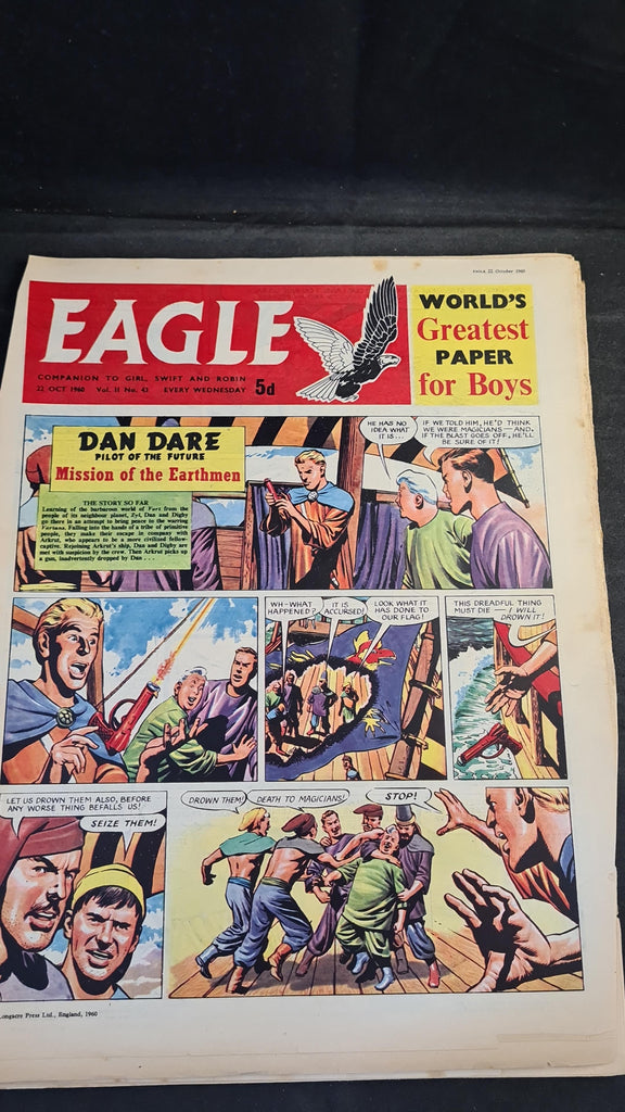 Eagle Comics: 1, 8, 22 October & 5, 12, 19 November 1960 – Richard ...