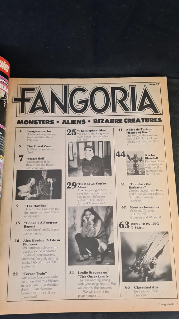 Fangoria Magazine Number 9 November 1980 – Richard Dalby's Library