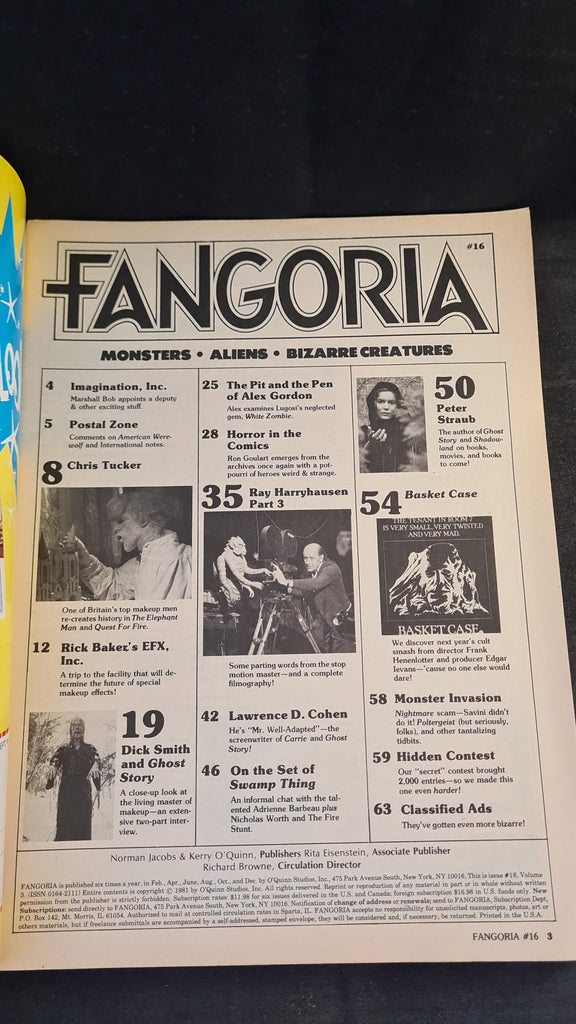 Fangoria Magazine Number 16 – Richard Dalby's Library