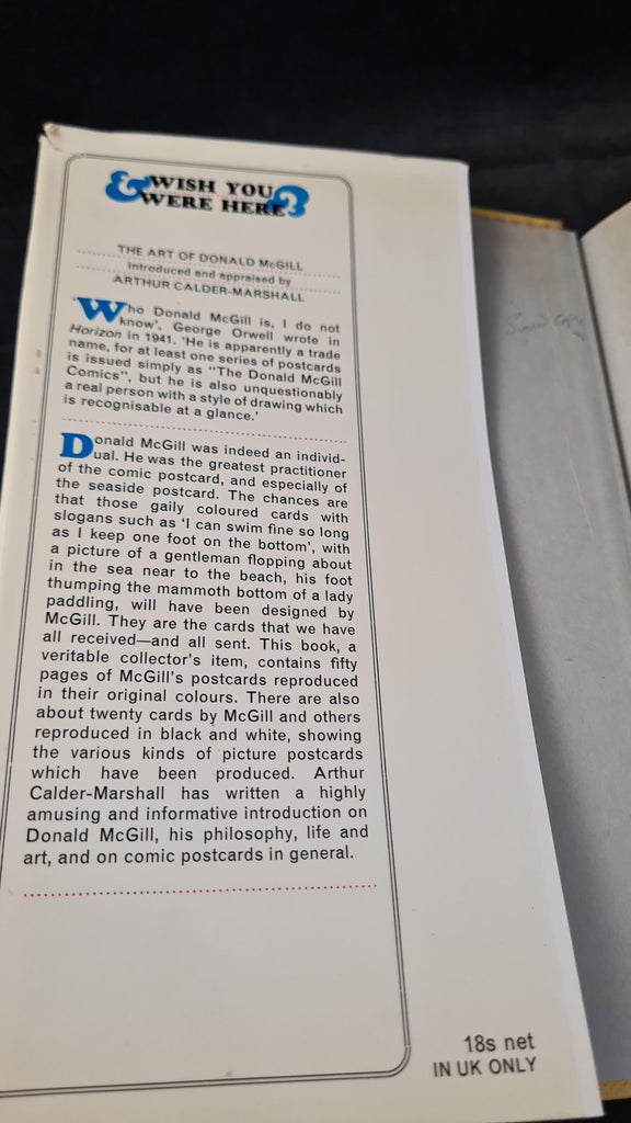 Arthur Calder-Marshall - Wish You Were Here, The art of Donald McGill ...