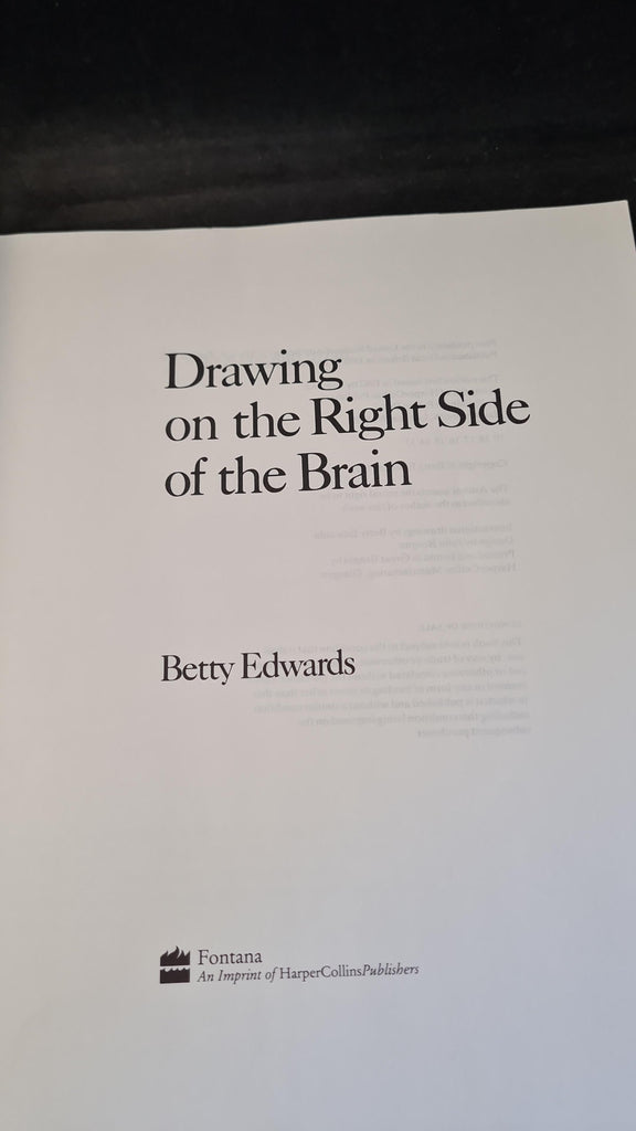 Betty Edwards - Drawing on the Right Side of the Brain, Fontana, 1982 ...