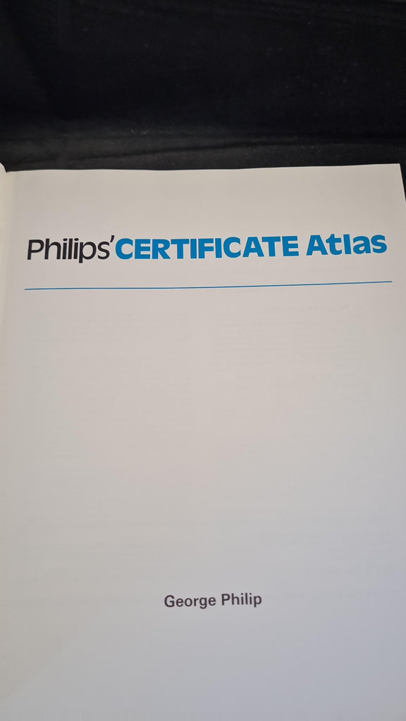 Philip's Certificate Atlas, George Philip, 1987 – Richard Dalby's Library