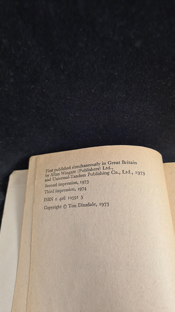 Tim Dinsdale - The Story of the Loch Ness Monster, Target, 1974, Paper ...