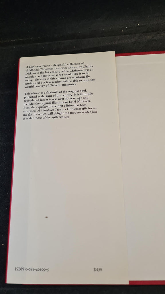 Charles Dickens - A Christmas Tree, Longmeadow Press, 1986 – Richard ...