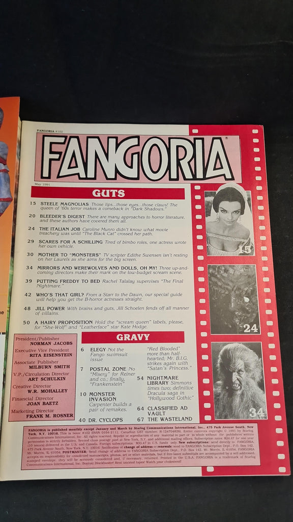 Fangoria Magazine Number 102 May 1991 – Richard Dalby's Library