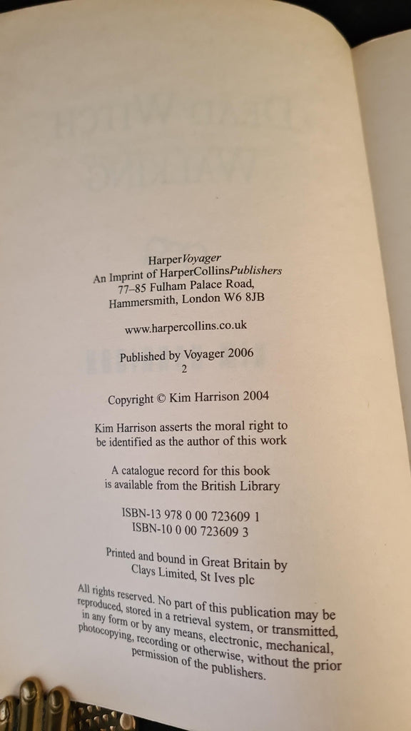 Kim Harrison - Dead Witch Walking, Harper Voyager, 2006, Paperbacks ...