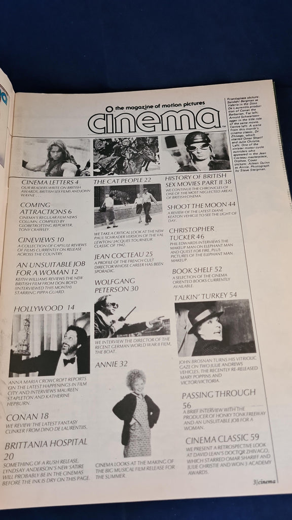 Cinema Magazine Number 3, July 1982, Marvel Comics – Richard Dalby's ...