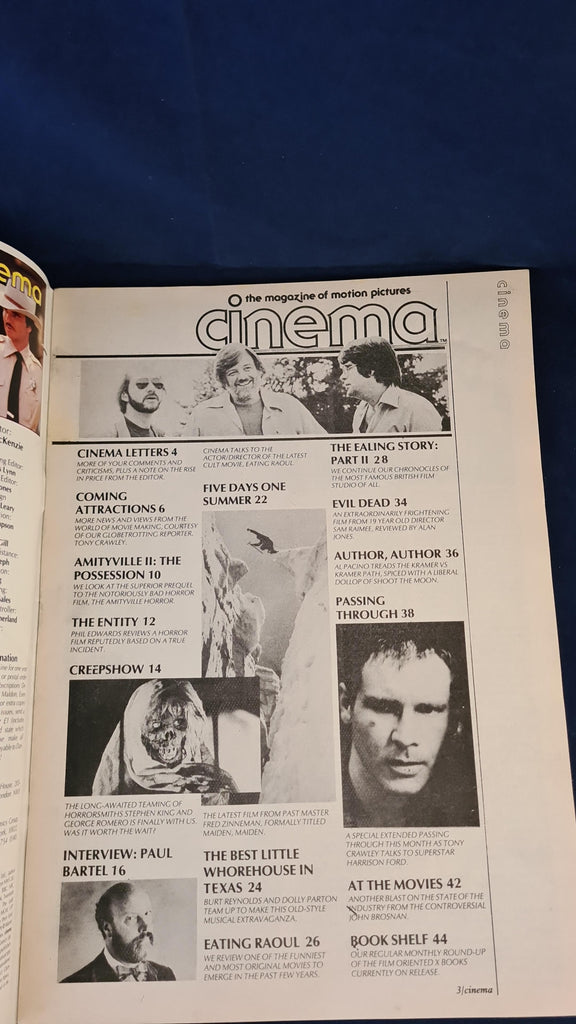 Cinema Magazine Number 8, December 1982, Marvel Comics – Richard Dalby ...