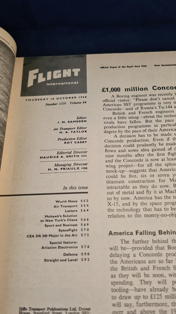 Flight International Magazine 10 October 1968 – Richard Dalby's Library