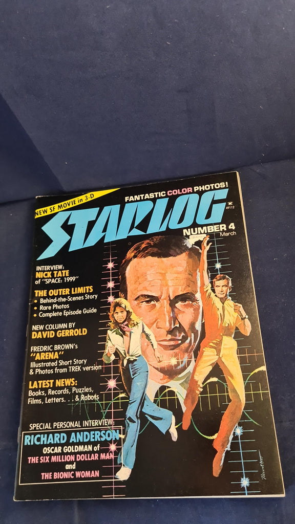 Starlog Magazine Number 4 March 1977, The Magazine of the Future ...