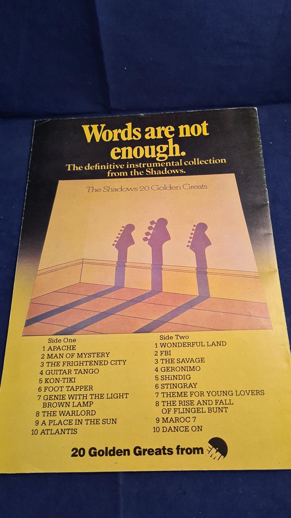 The Shadows in Concert, Savile Artists – Richard Dalby's Library
