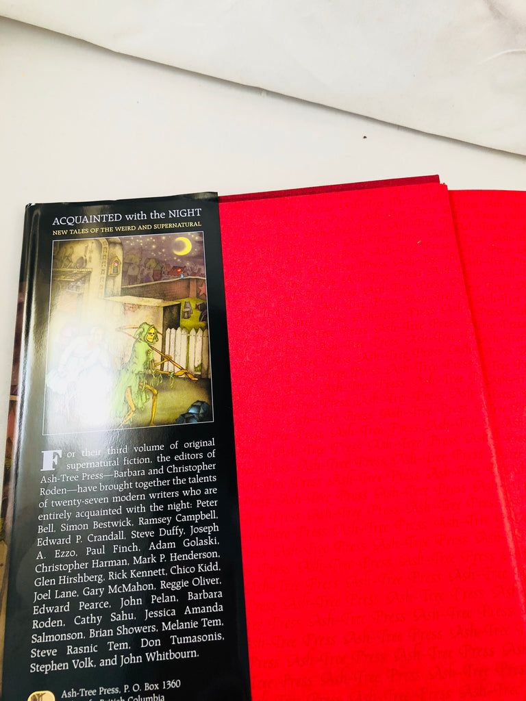 Barbara Roden & Christopher Roden - Acquainted with the Night, Ash-Tre ...