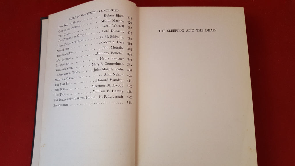 August Derleth - The Sleeping & the Dead, Pellegrini & Cudahy, 1947 1s ...