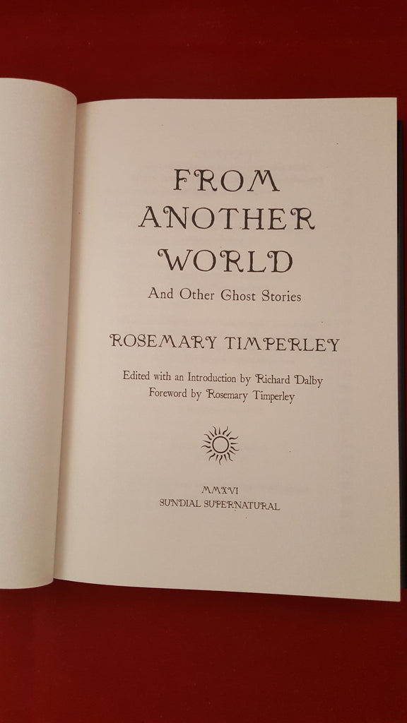 Rosemary Timperley - From Another World & Other Ghost Stories, Sundial ...