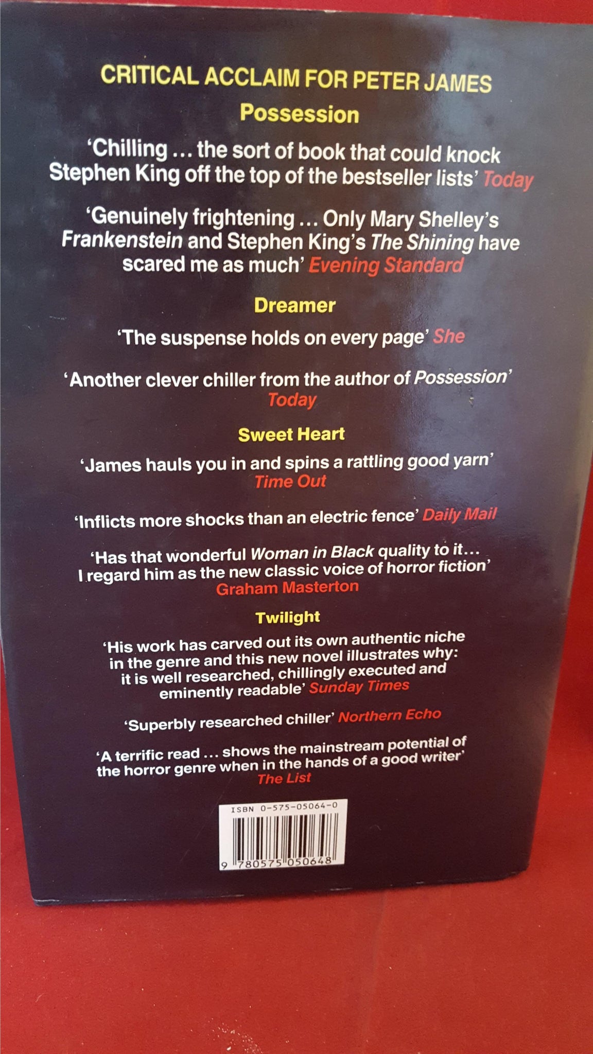 Peter James - Prophecy, Victor Gollancz, 1992, 1st Edition, Signed, In ...
