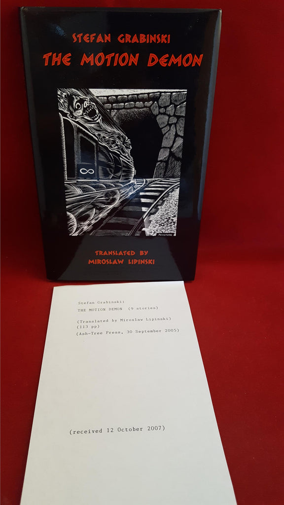 Stefan Grabinski - The Motion Demon, Ash-Tree Press, 2005, 1st UK Edit ...