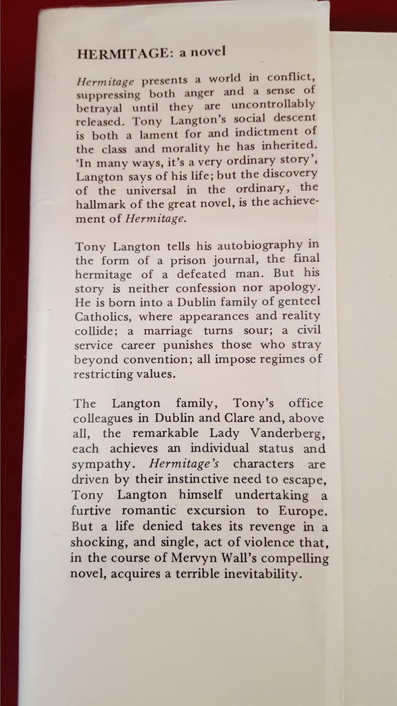 Mervyn Wall - Hermitage, Wolfhound Press, 1982 – Richard Dalby's Library