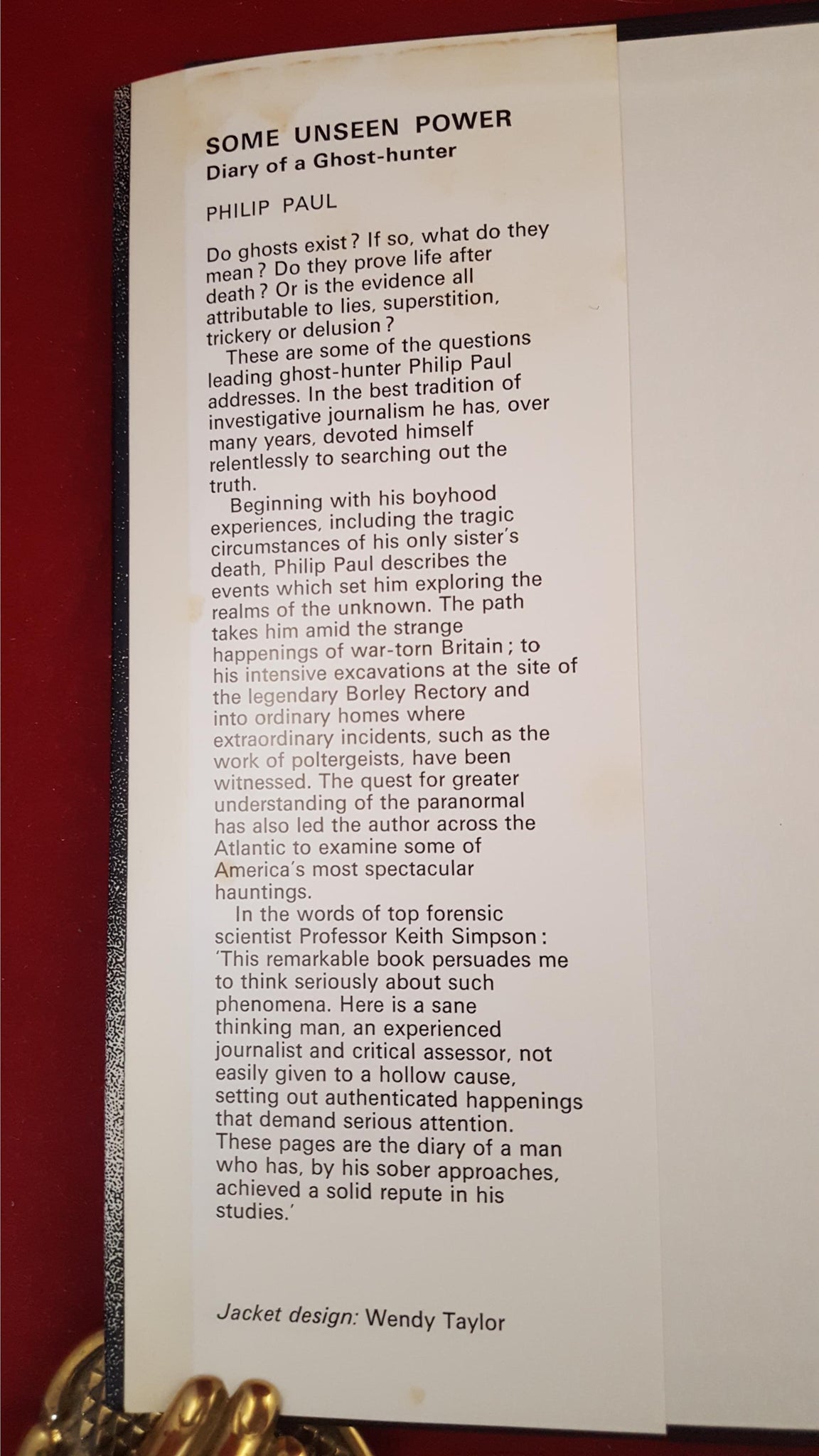 Philip Paul - Some Unseen Power, Hale, 1985, 1st Edition – Richard ...