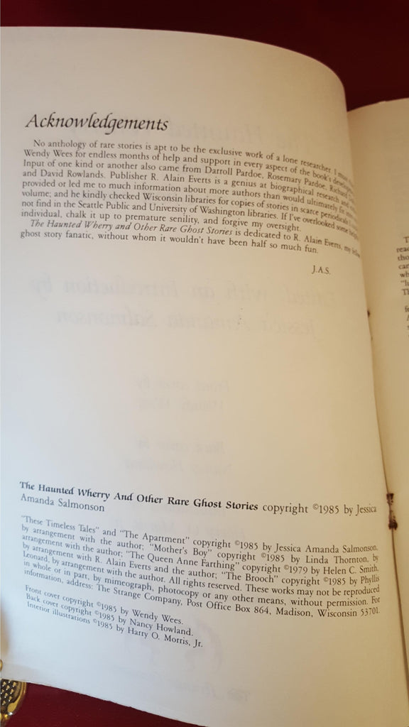Jessica Amanda Salmonson - The Haunted Wherry, The Strange Company, 19 ...