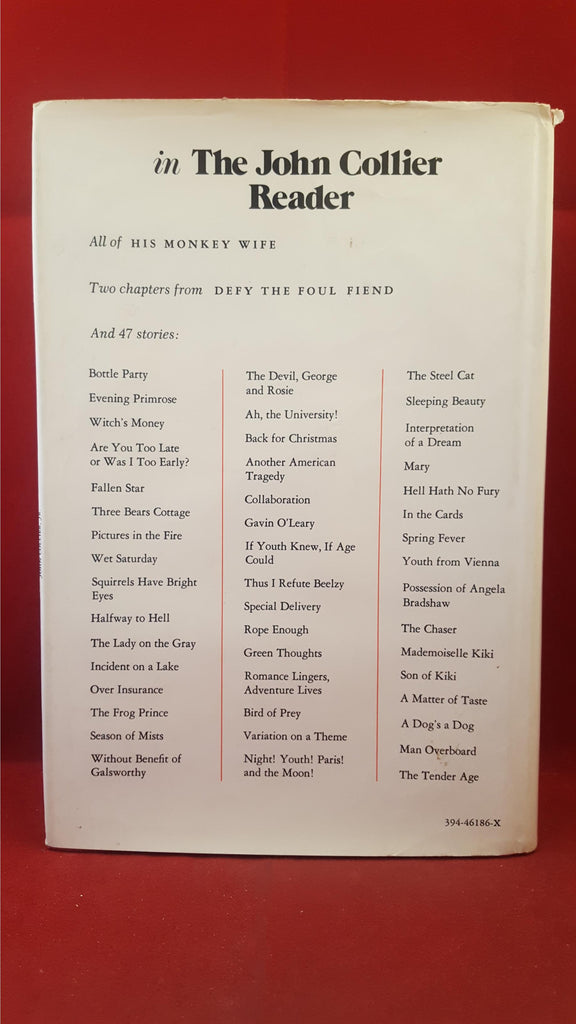 John Collier - The John Collier Reader, Alfred A Knopf, 1973 – Richard ...