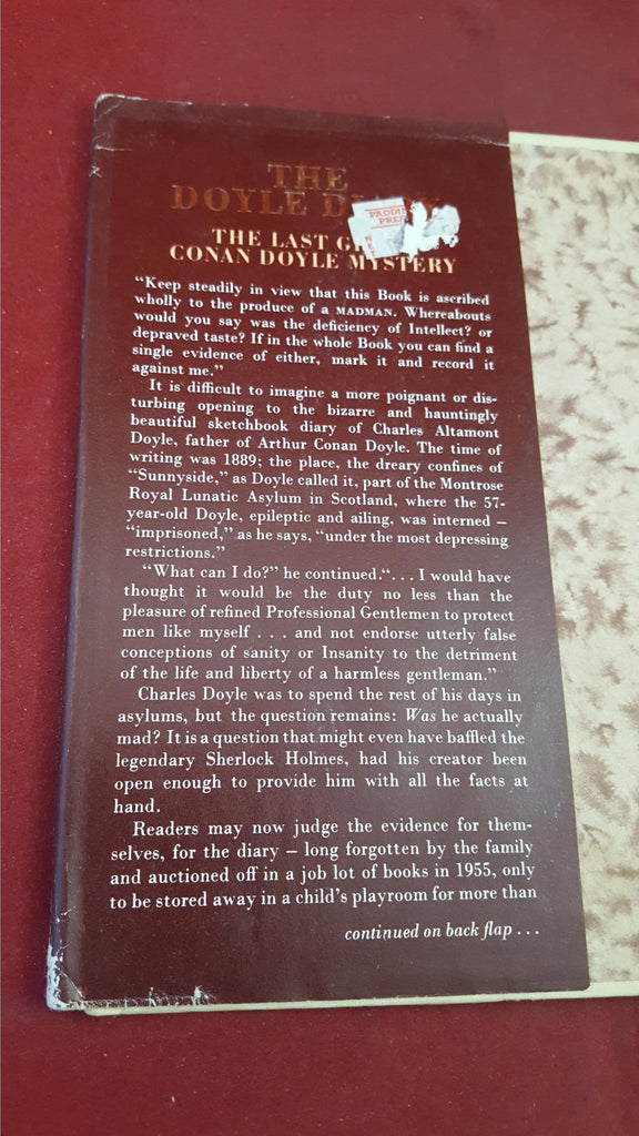 Michael Baker - The Doyle Diary, Paddington Press, 1978, First Edition ...