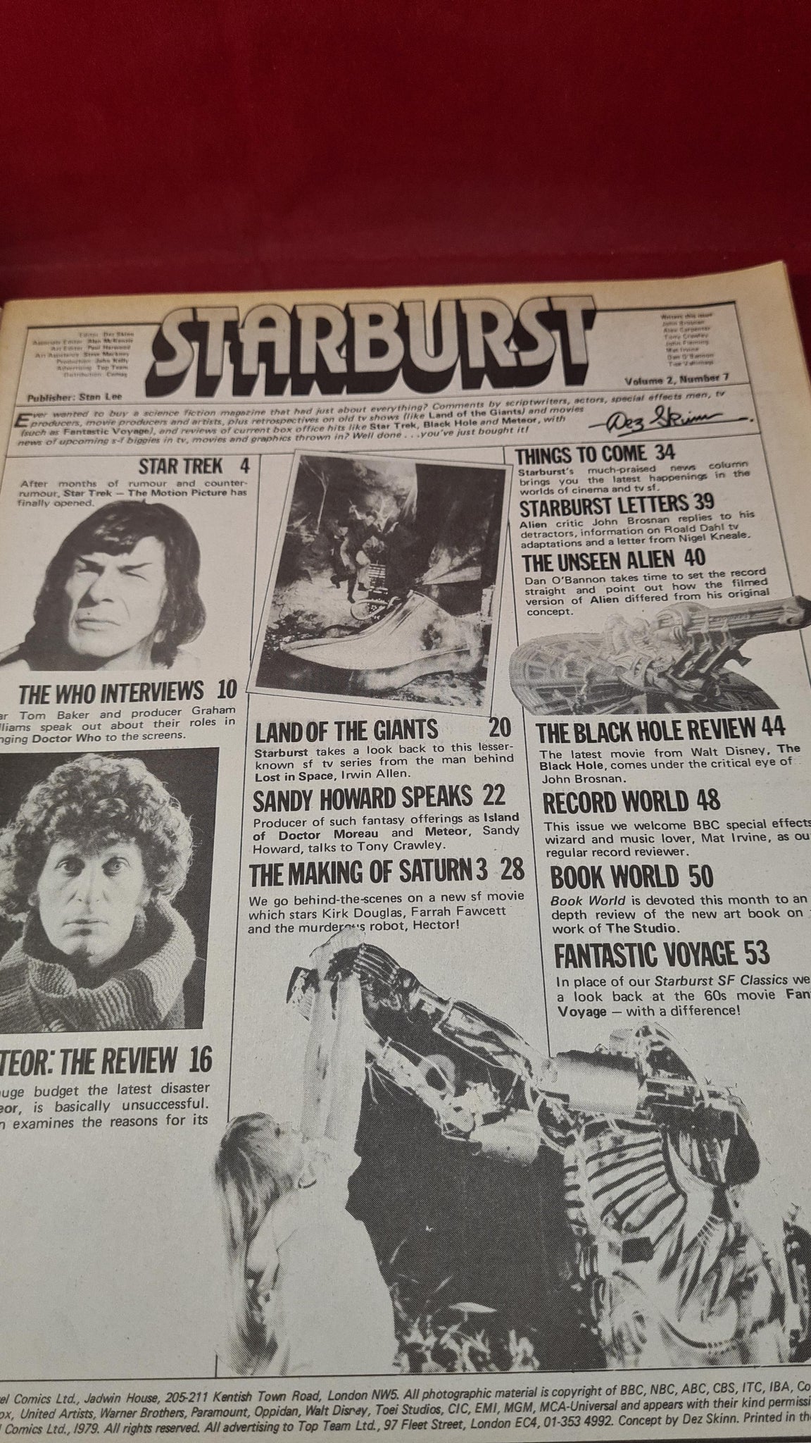 Starburst Volume 2 Number 7 1979, Marvel Comics – Richard Dalby's Library