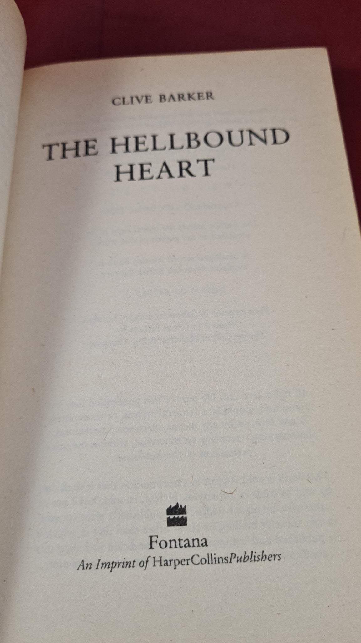 the hellbound heart first edition