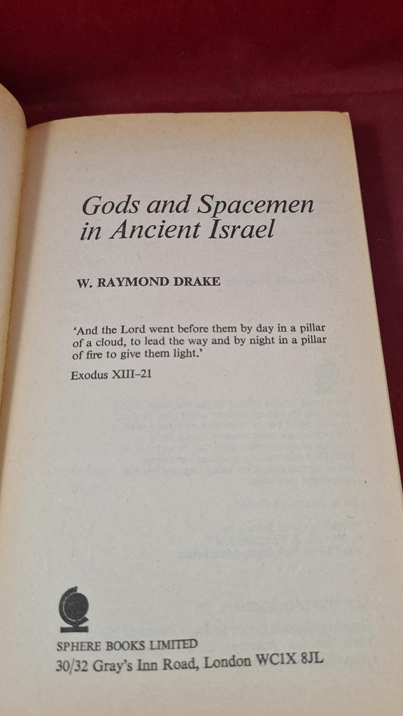 W Raymond Drake - Gods & Spacemen in Ancient Israel, Sphere, 1976, Pap ...