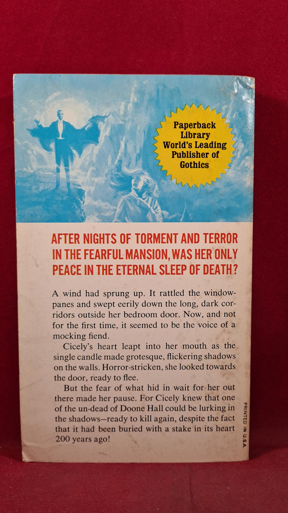 Sydney Horler - The Curse of Doone, Paperback Library, 1966, First Pri ...