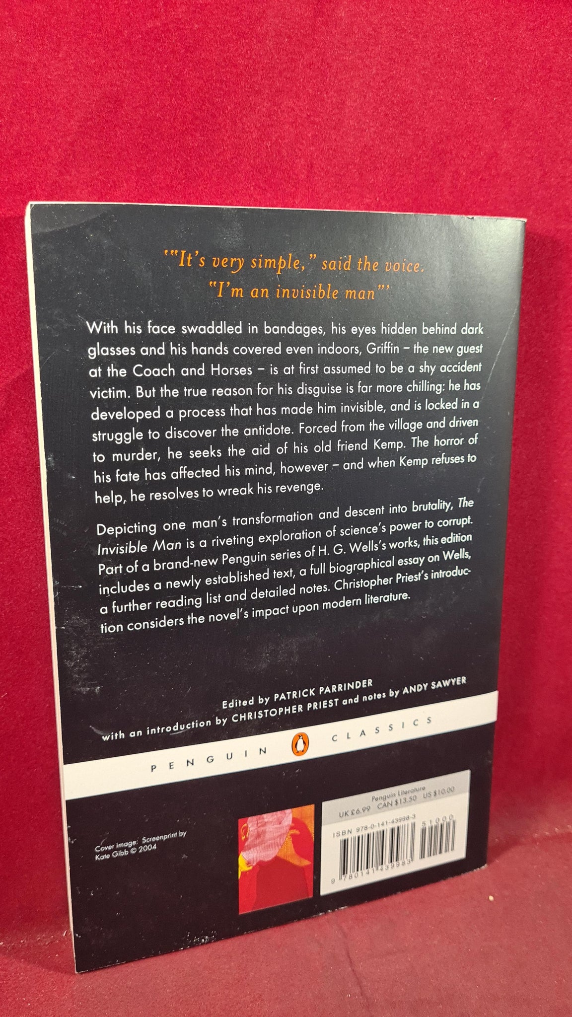 H G Wells - The Invisible Man, Penguin Classics, 2005, Paperback ... H G Wells - The Invisible Man, Penguin Classics, 2005, Paperback ...