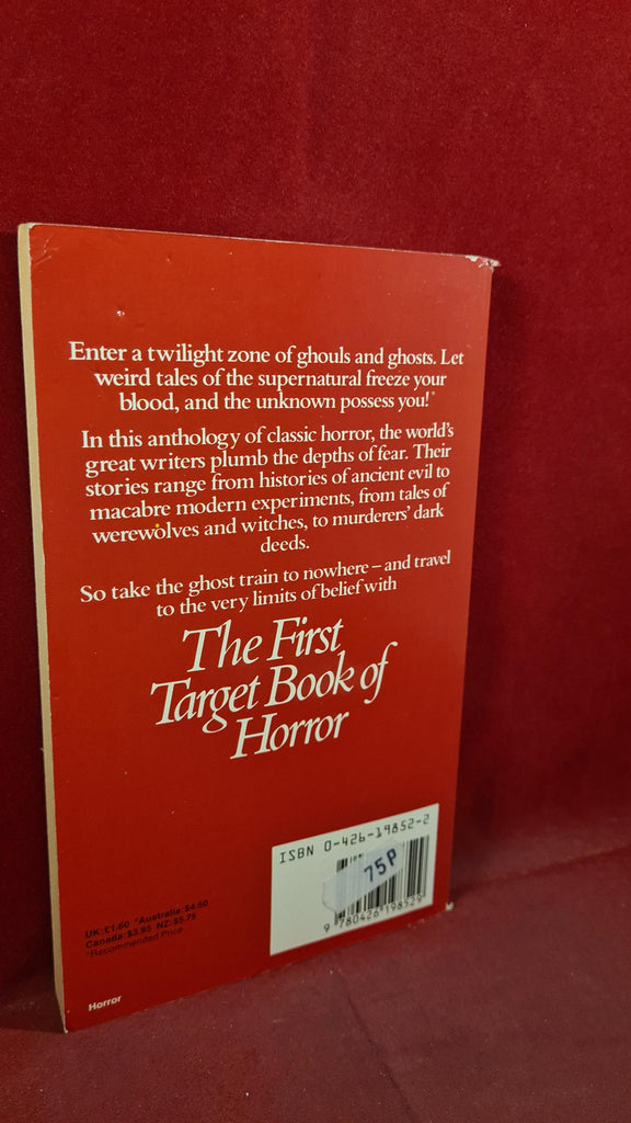 Kurt Singer - The First Target Book of Horror, 1984, Paperbacks ...