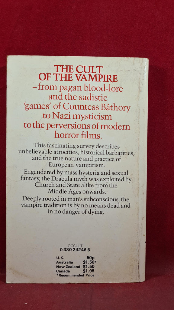 Gabriel Ronay - The Dracula Myth, Pan Books, 1975, Paperbacks – Richard ...
