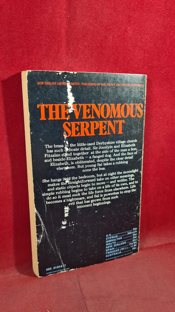 Brian Ball - The Venomous Serpent, First New English Library Edition ...