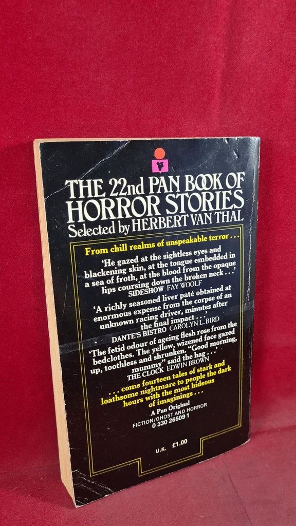 Herbert van Thal - Horror Stories, Pan Books, 1981, Paperbacks ...