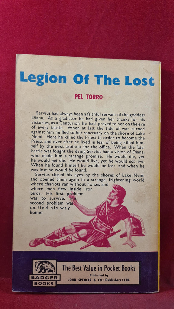 Pel Torro - Legion of The Lost, Badger Books, Paperbacks – Richard ...